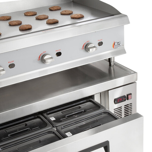 Cooking Performance Group GM-CPG-60-NL 60" Gas Countertop Griddle with ...