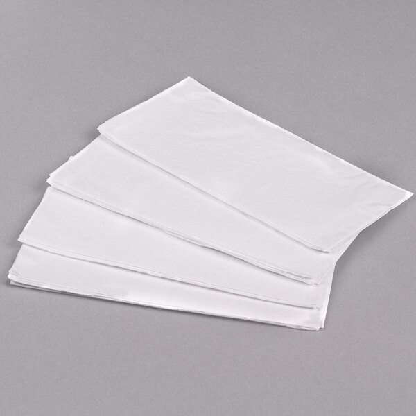 Hoffmaster 03000 17" x 17" 3-Ply Premium White Dinner Napkin - 2000/Case