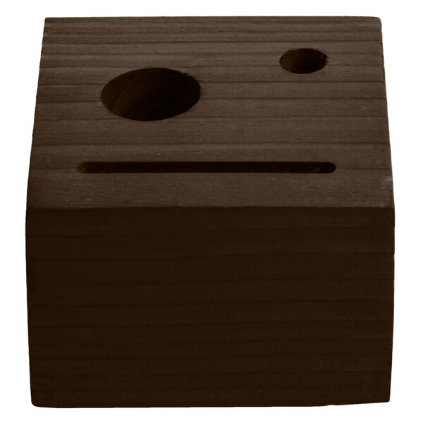 Menu Solutions WDBLOCK-CHECK 3 1/2" x 3 1/2" x 2 1/2" Customizable ...