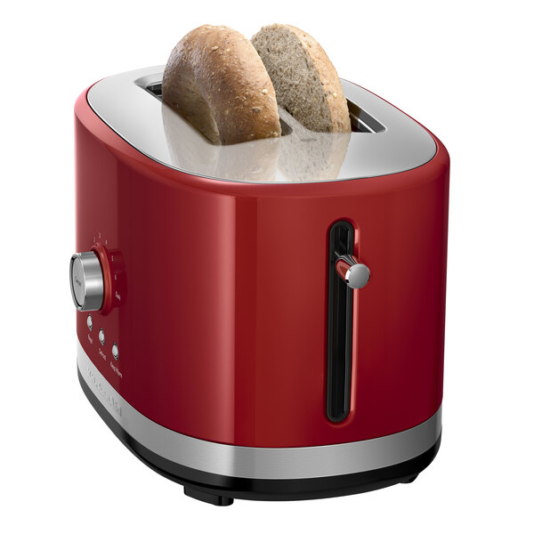 KitchenAid KMT2116ER Empire Red 2 Slice Toaster with High Lift Lever - 120V