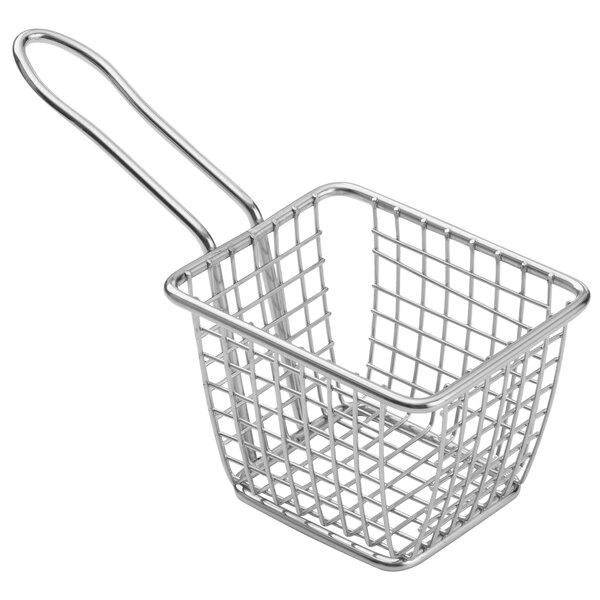 American Metalcraft FRYT433 4" x 3 1/2" x 3" Mini Rectangular Stainless ...