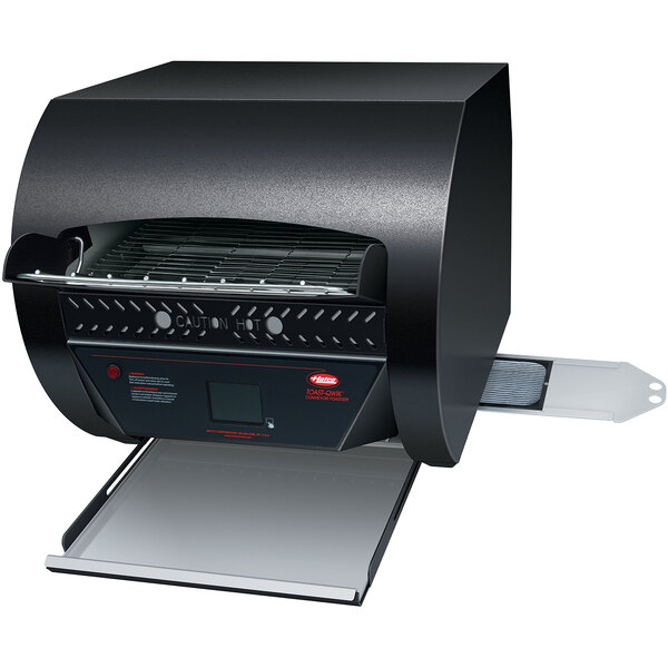 Hatco TQ3-2000H Toast Qwik Black Conveyor Toaster with 3" Opening and ...