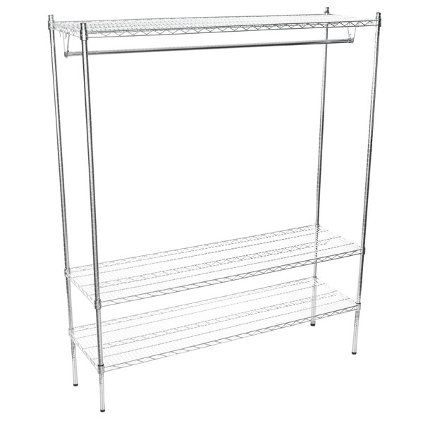 Regency 18" x 60" x 74" Chrome Garment Rack