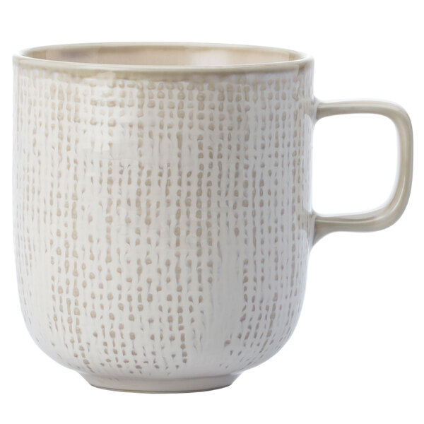 Luzerne Knit by Oneida 1880 Hospitality L6800000560 9 oz. Porcelain Mug ...