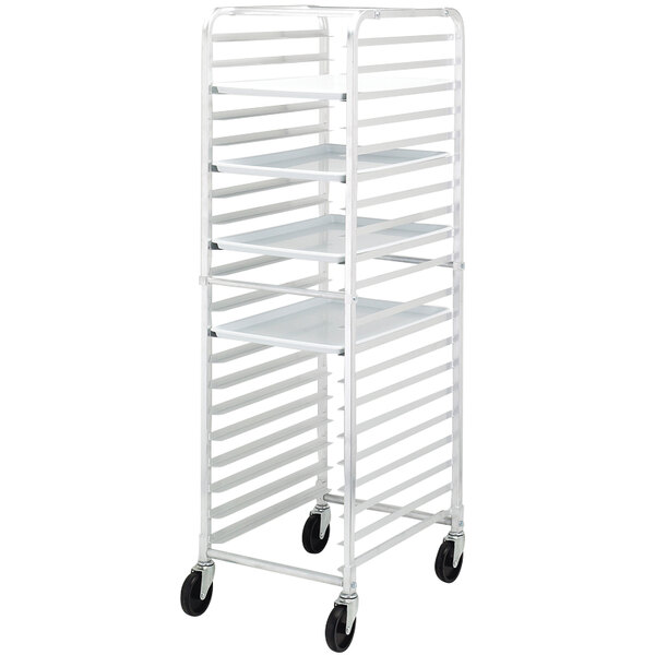 Channel HDKD20 20 Pan End Load Heavy-Duty Aluminum Bun / Sheet Pan Rack ...