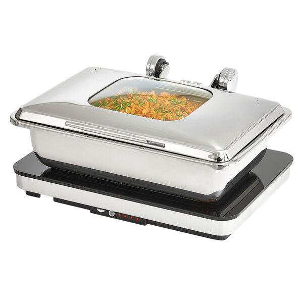 Vollrath 4644010 Mirage® 8 Qt. Full Size Induction Chafer with Glass ...
