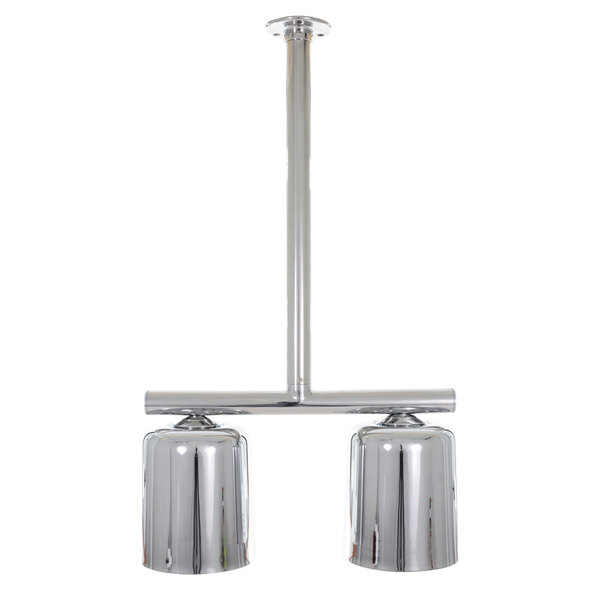 Hanson Heat Lamps DLGT/700/CH Rigid Tube Ceiling Mount Double Heat Lamp ...
