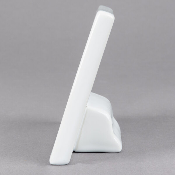 American Metalcraft CMP553 5 1/2" x 3 1/2" Rectangular Ceramic Card Sign