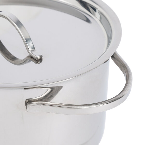 American Metalcraft MPL24 24 oz. Mini Stainless Steel Pot and Lid
