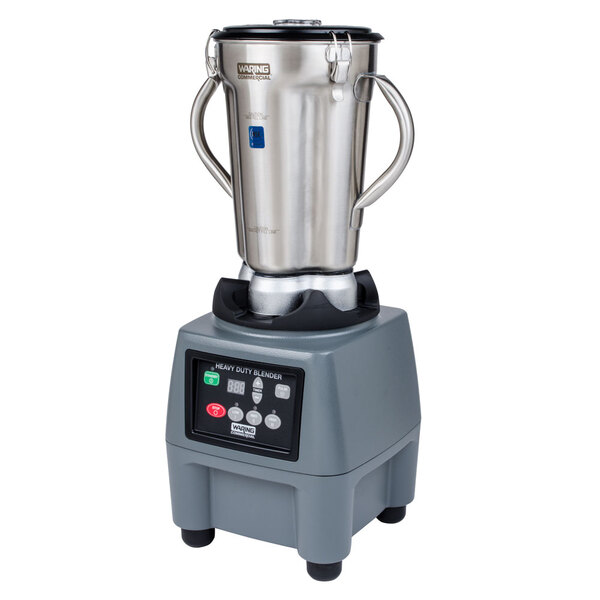 Waring CB15T 1 Gallon Stainless Steel Food Blender with Timer - 120V