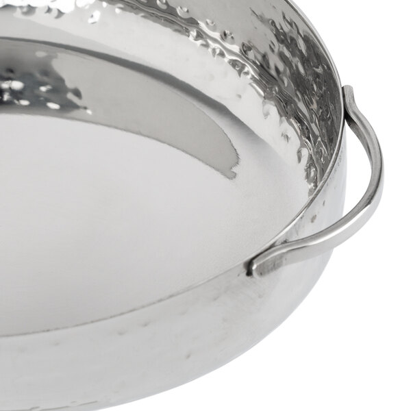 American Metalcraft MPS14 14 oz. Mini Hammered Stainless Steel Skillet