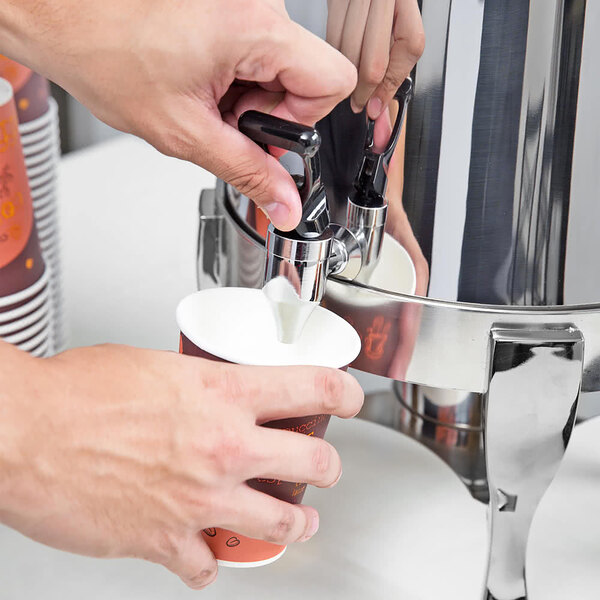 Choice Deluxe Stainless Steel 80 Cup Coffee Chafer Urn with Chrome ...