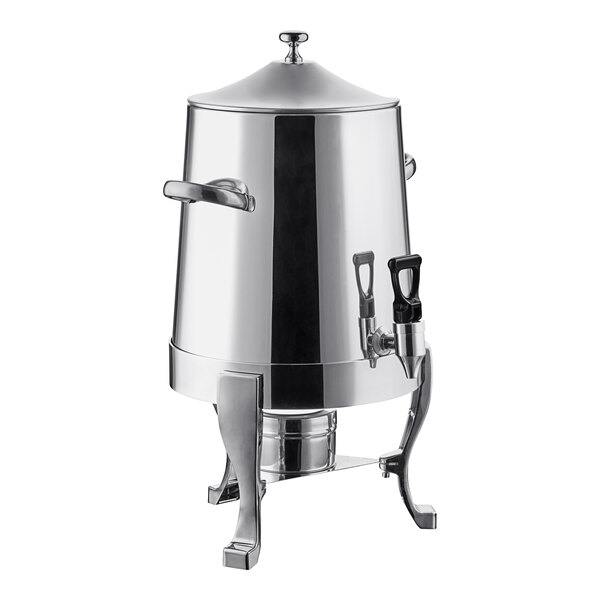 Choice Deluxe Stainless Steel 48 Cup Coffee Chafer Urn with Chrome ...
