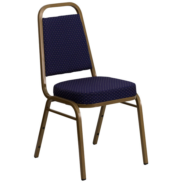 Flash Furniture FD-BHF-1-ALLGOLD-0849-NVY-GG Hercules Navy Blue Pattern ...