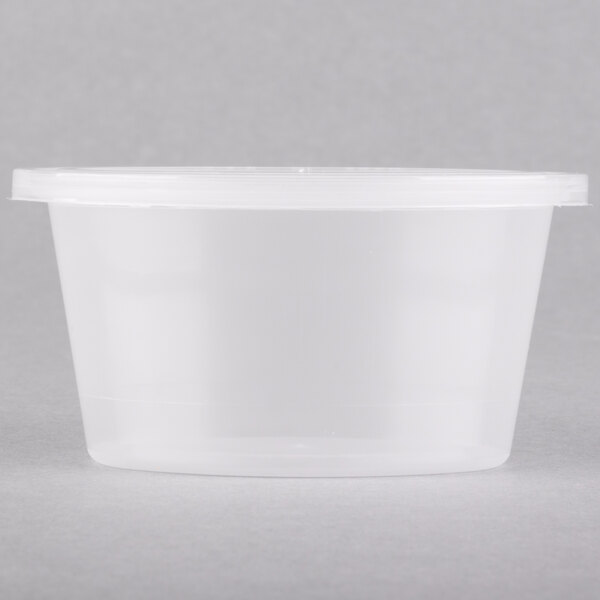 Newspring YE502 ELLIPSO 2 oz. Clear Oval Souffle / Portion Cup with ...