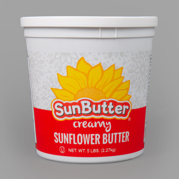 SunButter 5 lb. Creamy Sunflower Spread - 2/Case