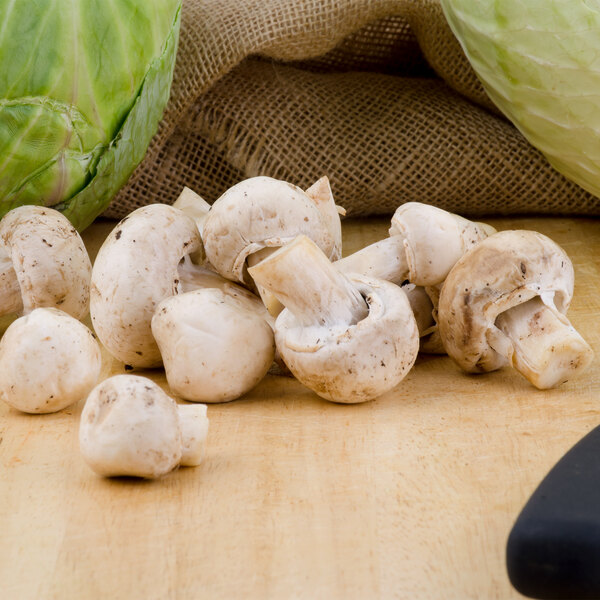 Fresh Button Mushrooms 10 lb.