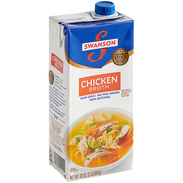 Swanson Chicken Broth 32 oz. - 12/Case