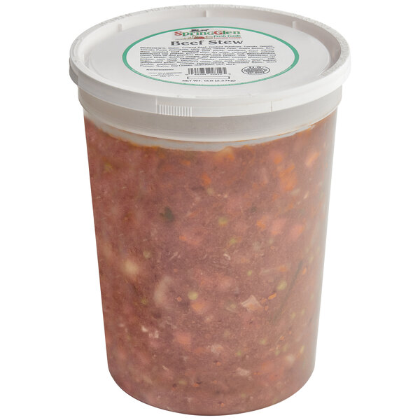 Spring Glen Beef Stew 5 lb. - 2/Case