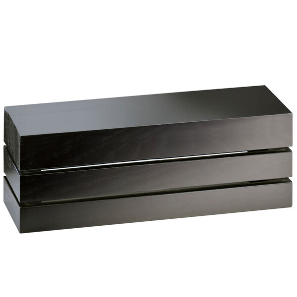 Cal-Mil 1943-3-96 Midnight Rectangle Crate Riser - 20" x 7" x 3"
