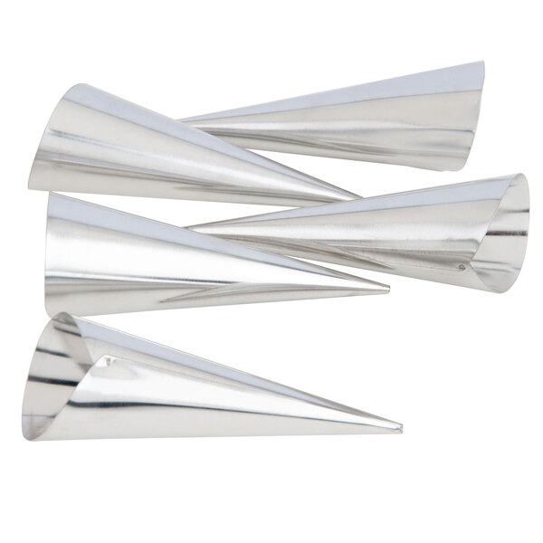 Ateco 927 4 3/8" Stainless Steel Cream Horn Mold / Lady Lock Form