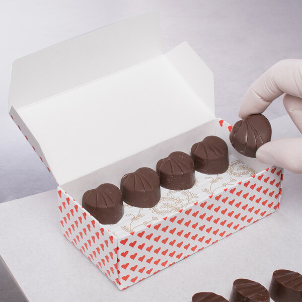 1/2 lb. Valentine Heart Candy Box (250/Case)
