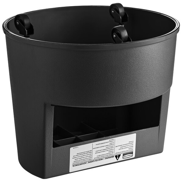 Rubbermaid FG252300BLA Black Mobile Two-Step Step Stool