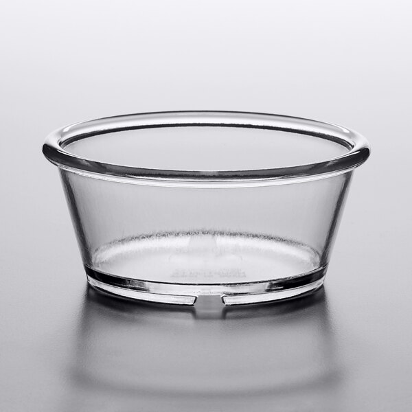 GET ER-040-CL 4 oz. Clear Smooth SAN Plastic Ramekin - 48/Case