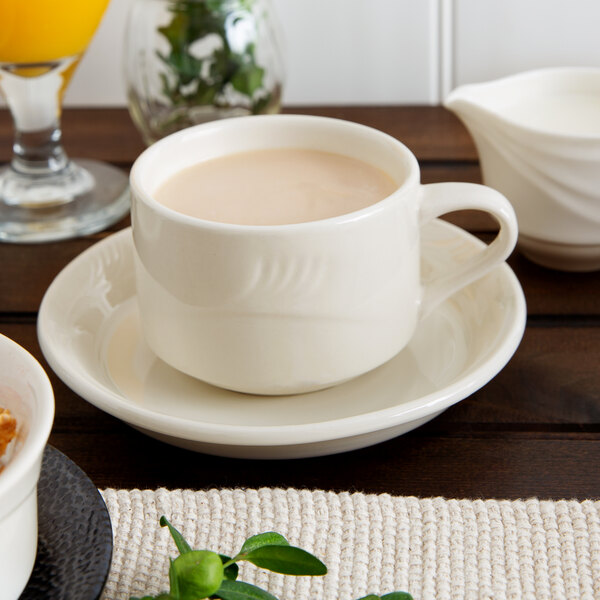 Oneida Espree by 1880 Hospitality F1040000530 9 oz. Stackable Cream ...