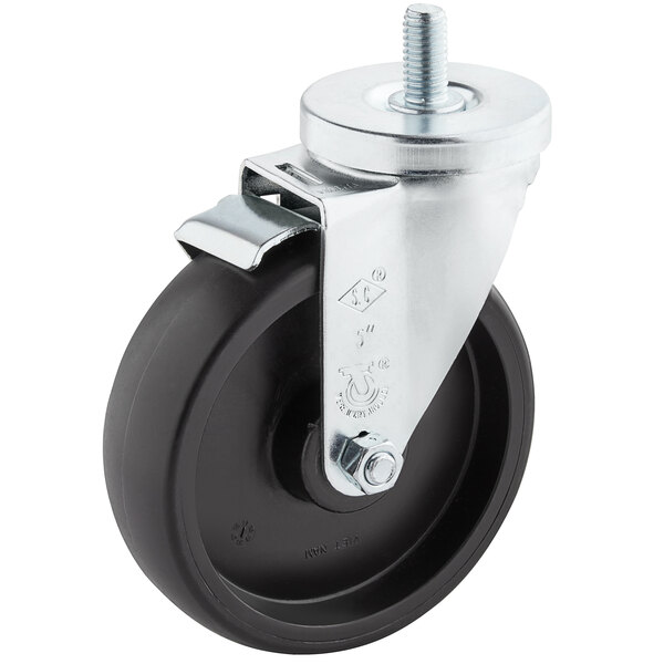 6" Swivel Stem Caster with Brake for Beverage-Air Equipment