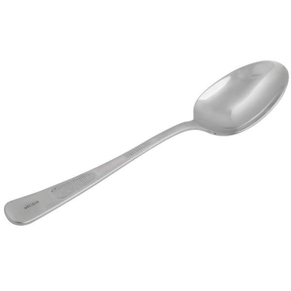 Mercer Culinary M35140 0.7 oz. Stainless Steel Solid Bowl Plating Spoon