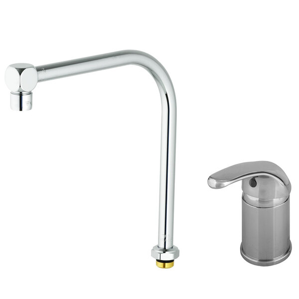 T&S B-2746 Side Mount Faucet with Remote On/Off Control Base, 8 13/16 ...