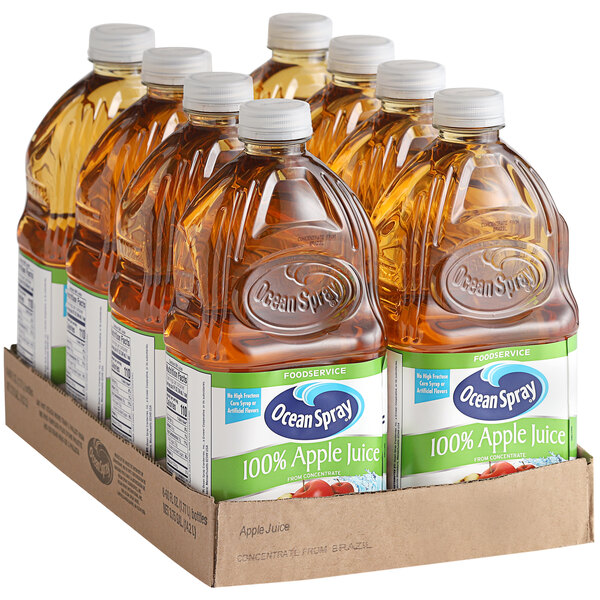 Ocean Spray 60 fl. oz. Apple Juice - 8/Case