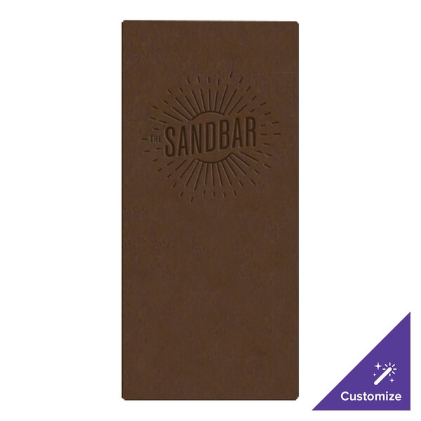 Menu Solutions PIXBRD-BA Hardboard 4 1/4" x 11" Customizable Menu Board ...