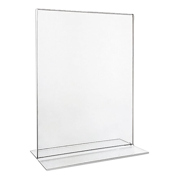 Universal UNV76864 8 1/2" x 11" Clear Vertical 2-Sided T-Style ...