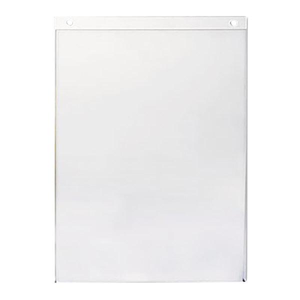 Universal UNV76882 8 1/2" x 11" Clear Vertical Wall-Mount Sign Holder ...