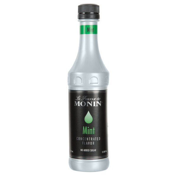 Monin Mint Concentrated Flavor (375 mL) - WebstaurantStore