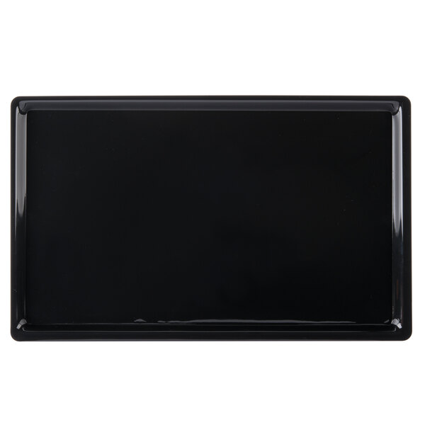 Cal-Mil 325-12-13 12" x 20" Shallow Black Bakery Tray