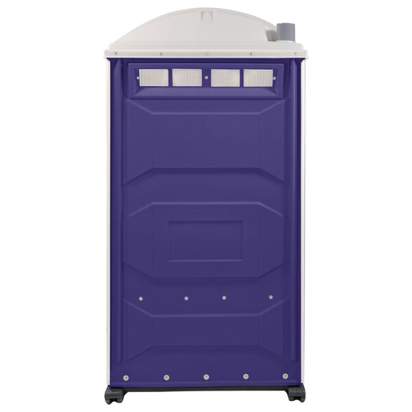 PolyJohn PJN3-1010 Purple Portable Restroom with Translucent Top ...