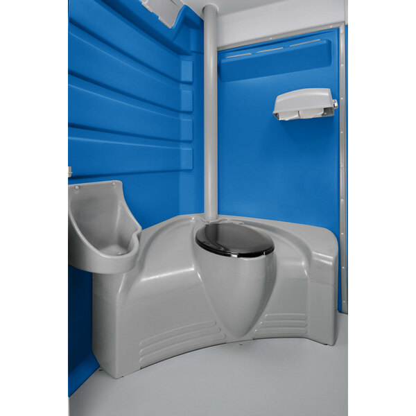 PolyJohn FS3-1001 Fleet Blue Premium Portable Restroom - Assembled