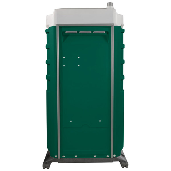 PolyJohn FS3-1003 Fleet Evergreen Premium Portable Restroom - Assembled