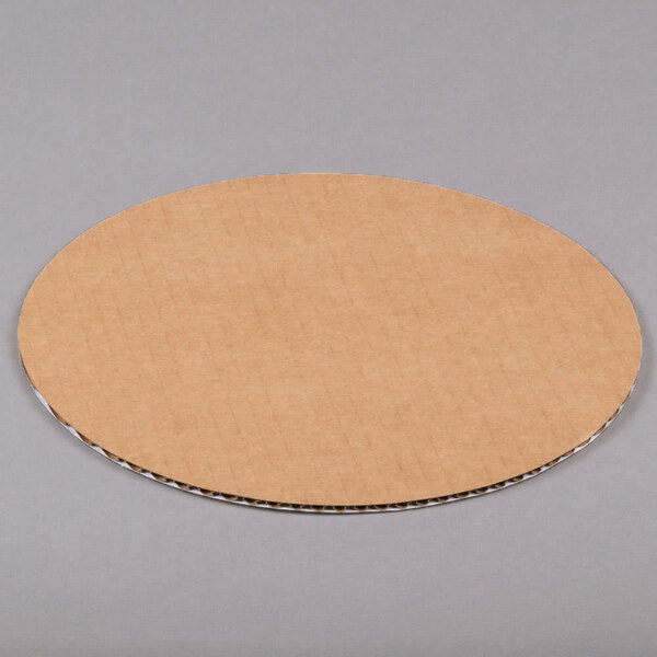 16" White Corrugated Cake Circle - 25/Pack
