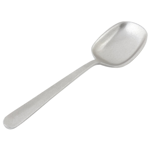 Bon Chef 9061 9 1/2" Cast Aluminum Pewter-Glo Serving Spoon