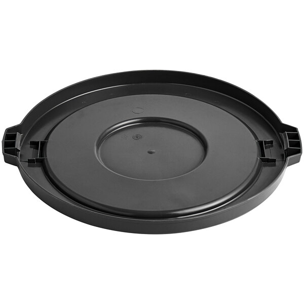 Lavex 20 Gallon Black Round Commercial Trash Can Lid
