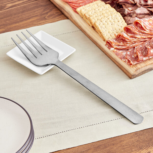 American Metalcraft SVHF 13" Hammered Stainless Steel Vintage Cold Meat ...