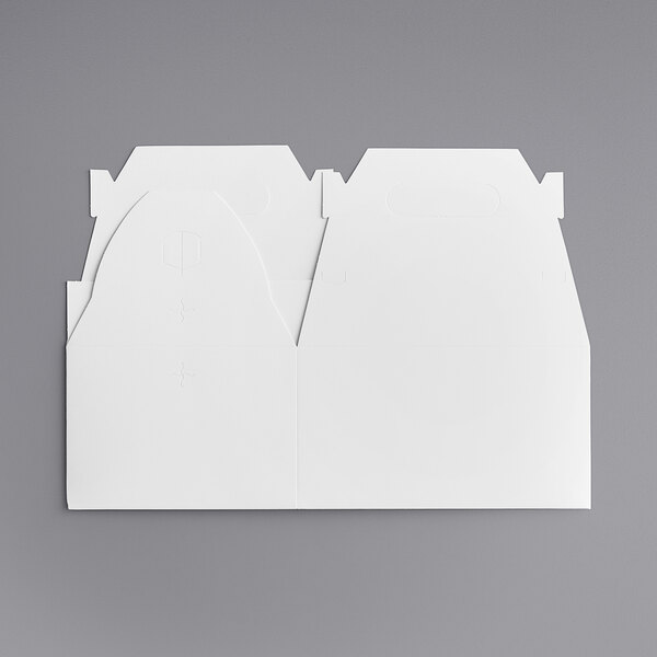 Southern Champion 9 1/16" x 7 1/16" x 5" White Barn Take-Out Lunch Box ...