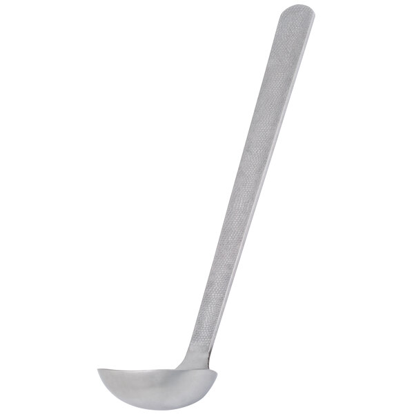 American Metalcraft SVHML 1.5 oz. Hammered Stainless Steel Vintage Ladle