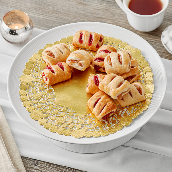 10" Gold Foil Lace Doily - 500/Case