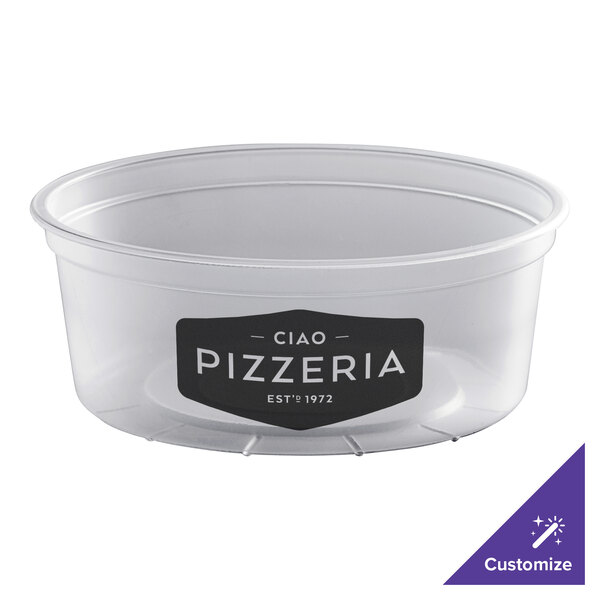 Choice 8 oz. Microwavable Round Deli Container (500/Case)