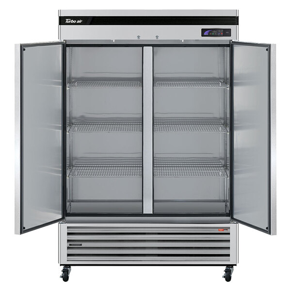 Turbo Air TSF-49SD-N Super Deluxe 54" Solid Door Reach-In Freezer with ...